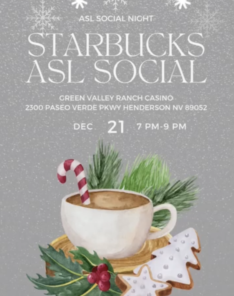 Starbucks ASL Social - Deaf Socials
